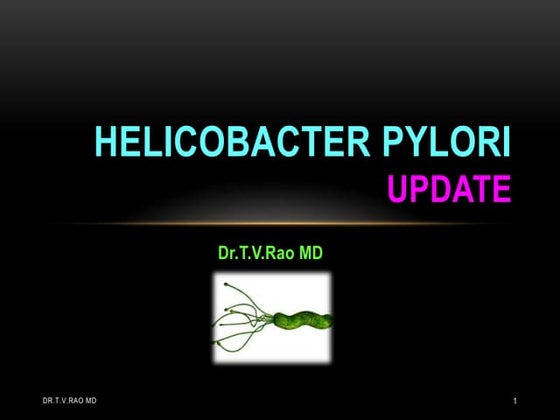 Helicobacter pylori & Its role in Peptic Ulcer.pptx