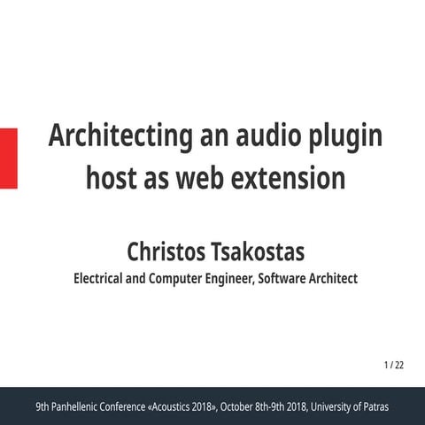 Architecting an audio plugin host as web extension | PDF | Web Development | Internet