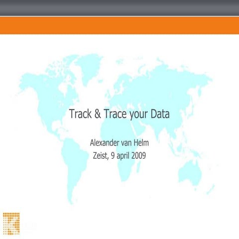Heliview Datawarehousing 2009 - Track and Trace Your Data | PPTX