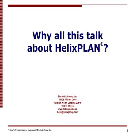 Helix Plan Oveview V10 | PDF