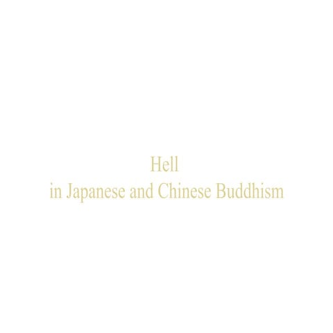 Hell Buddhism Japan and China | PPT