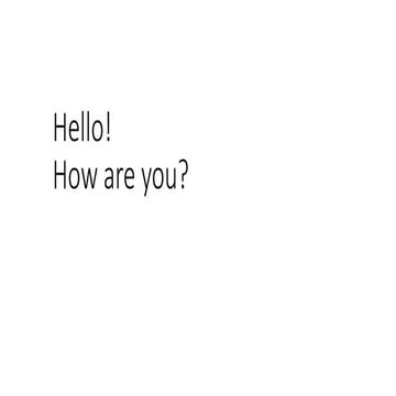 Hello! | PPTX