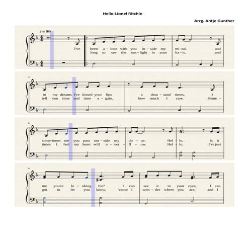 Hello lionel ritchie | PDF