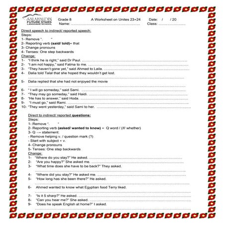 Prep 2 Worksheet Hello 23+24 | PDF