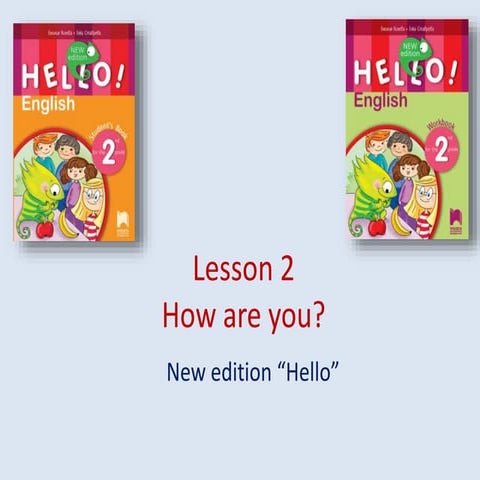 Hello 2 grade lesson 2 | PPTX