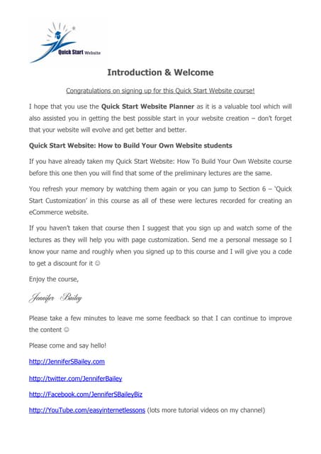 Blogging 102 Course - Starting and Running Your Own Successful Blog | PPT