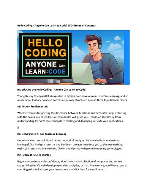 Hello Coding Anyone Can Learn Coding Nowpdf