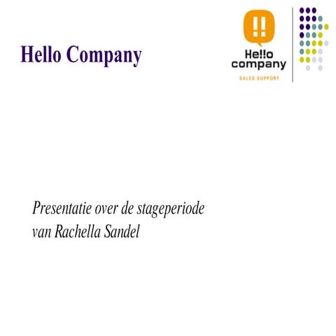Hello Company | PPT