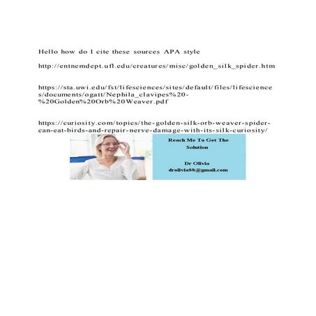 Hello how do I cite these sources APA stylehttpentnemdept | PDF