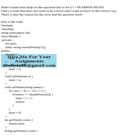 Hello I need some help on this question this is for C++ PEARSON REVE.pdf