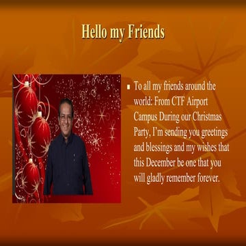 Hello my friends | PPT