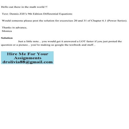 Hello out there in the math world !! Text Dennis Zills 9th Ed.pdf