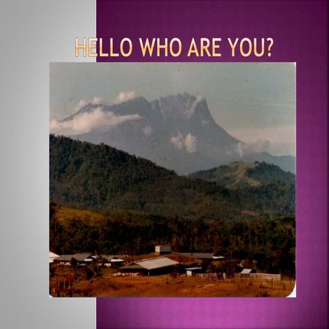 Hello who are you | PPTX