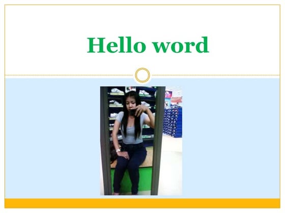 Hello word | PPT