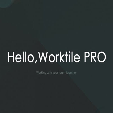 Hello, Worktile Pro | PPT