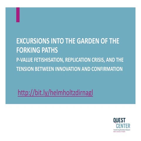 Excursions into the garden of the forking paths | PPTX