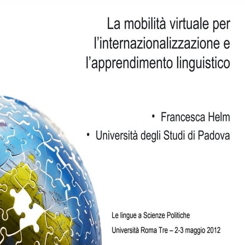 Helm intent rome_may2012 | PPT | Online Education | Education