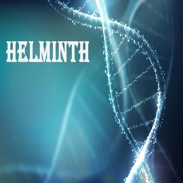 Helminth introduction | PPTX