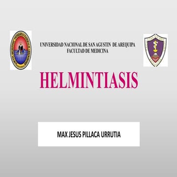 Helmintiasis | PPTX