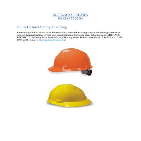 Helm safety baru 01 | PDF