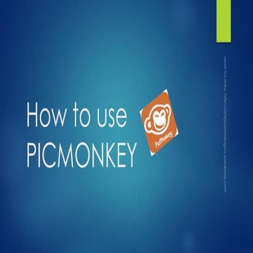 How to use picmonkey | PPT