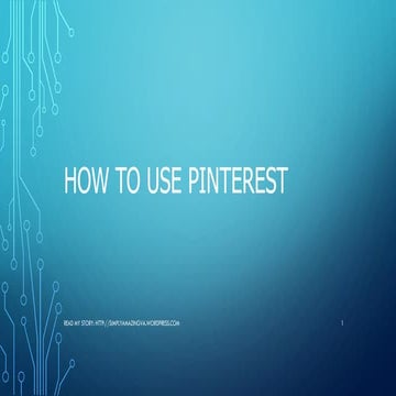 How to use Pinterest | PDF