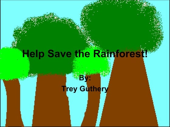 Rainforest Presentation | PPTX