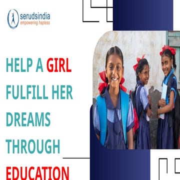 Support a girl's education and change a life | PPTX