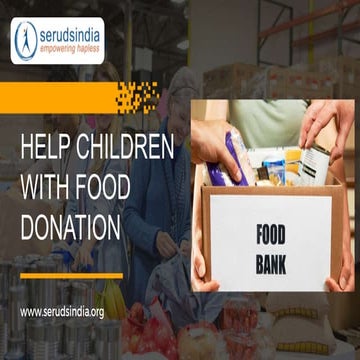 Help Children with Food Donation | PPTX