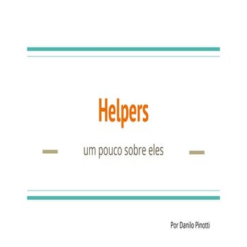 Alguns Helpers Do Laravel 56 Ppt 