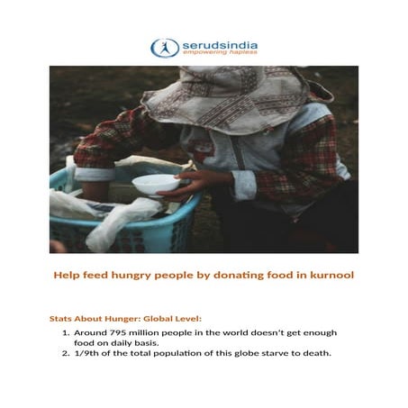 Help feed hungry people by donating food in kurnool | DOCX