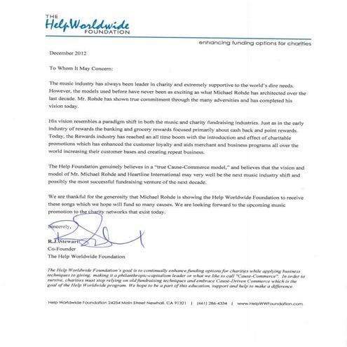 Help foundation | PDF