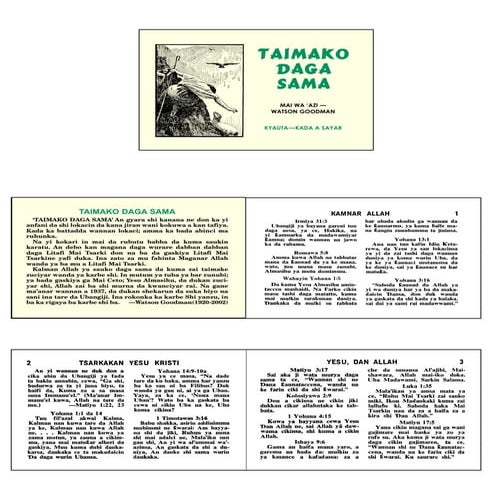 Help from above hausa | PDF