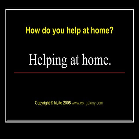 Helping at home | PPT