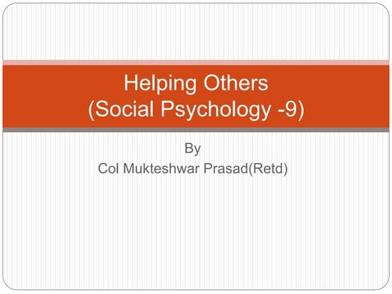 Helping others | PPTX