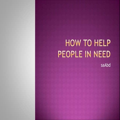 Helping People in need.pptx