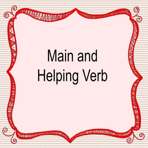 Helping verbs | PPT