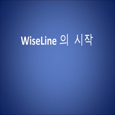 WiselIne help Korea | PPT