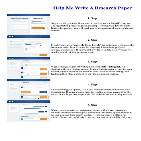 Help Me Write A Research Paper | PDF