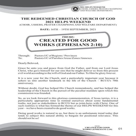 Help ministries weekend 2021 | PDF