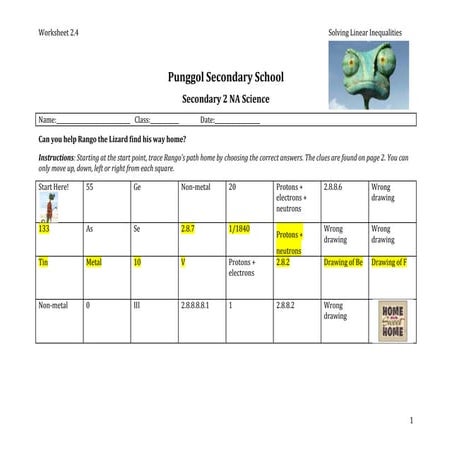 Help rango ans key | DOCX