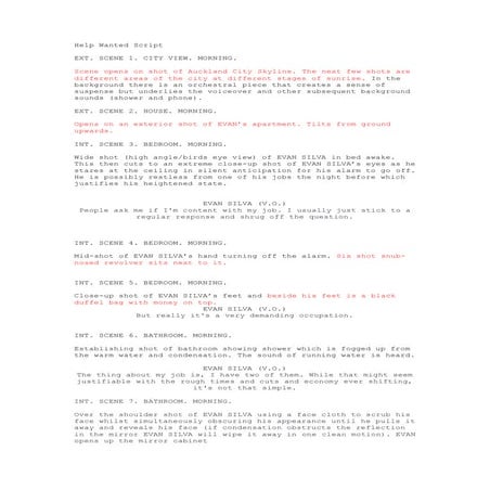 Help wanted Script (Updated) | DOCX