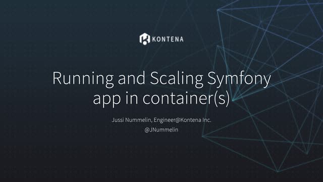 Running And Scaling Symfony App In Containers Ppt 6653