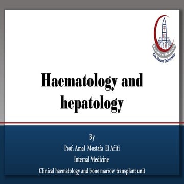 HEMA AND HEPATOLOGY. pptx | PPTX