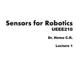 First fare 2011 sensors for frc robots | PPT