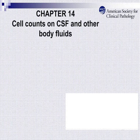Pathological examination of body fluids | PPTX