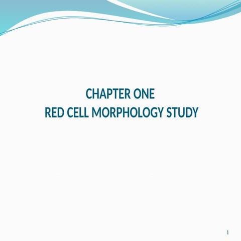 Abnormal morphology of rbc notes | PDF