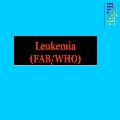 Leukemia | PPT