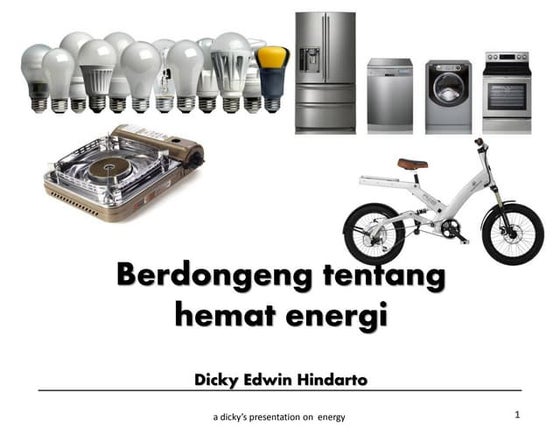 Hemat listrik untuk bumi kita power point | PPTX