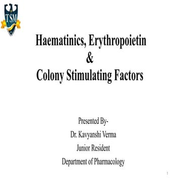 Haematinics | PPTX